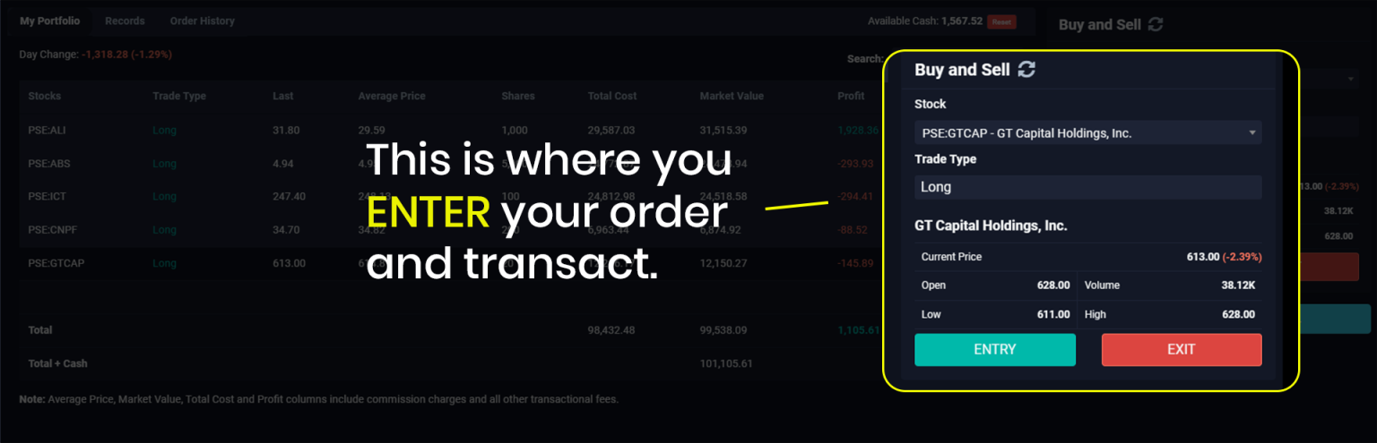 Investagrams vTrade Platform - InvestaDaily