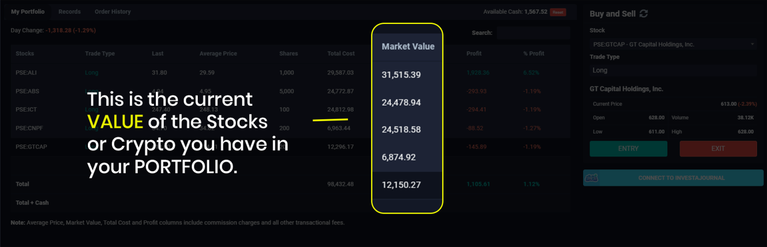 Investagrams vTrade Platform - InvestaDaily